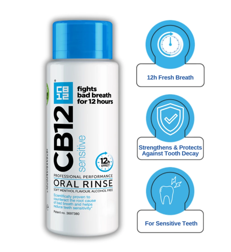CB12 Sensitive: 3-in-1 Mouthwash for Breath & Sensitivity
